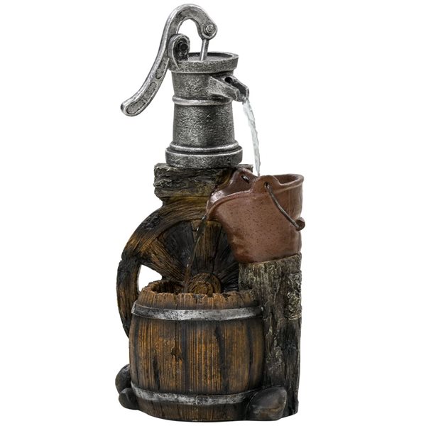 Outsunny 3-Tier Outdoor Adjustable Flow Waterfall 844-656V80MX | RONA