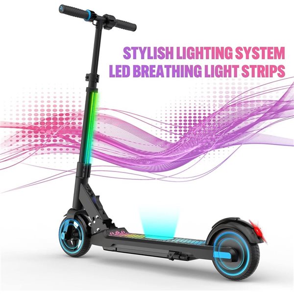 EVERCROSS EV06C Foldable Electric Scooter for Kids Ages 6-12 - Up to 15 ...