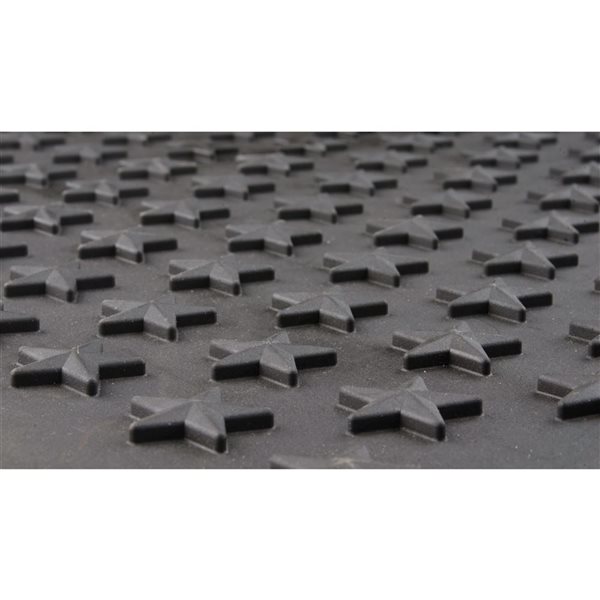 HOTstars 38-in x 11-in Black Outdoor Heated Single Stair Snow Melting ...