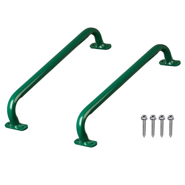 PLAYBERG Kids Green Metal Safety Grab Handles Set QI004567.GN | RONA