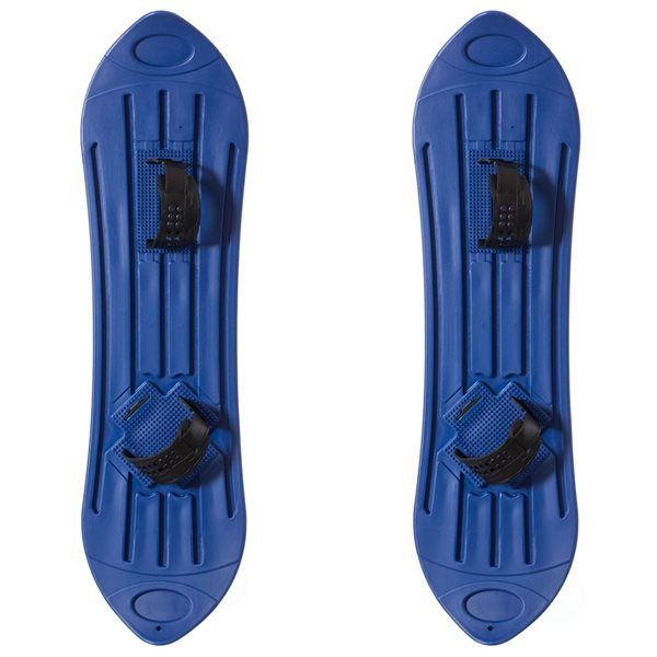 ShpilMaster Set of 2 Blue Kids Plastic Outdoor Snowboard Ice Sled | RONA