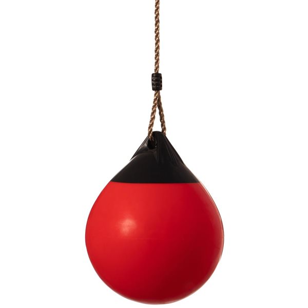 PLAYBERG Red Outdoor Inflatable Heavy Duty Rubber Hanging Ball Swing ...