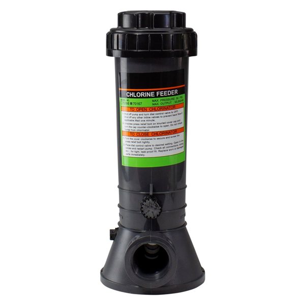 Northlight Automatic In-Line Chlorinator Chemical Feeder 9lb Capacity ...