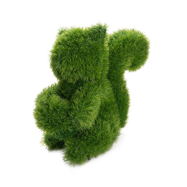 naturae decor 13-in Green Artificial Turf Topiary Squirrel PLS-21013 ...