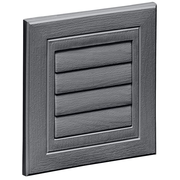 Novik 7.13-in x 7.88-in Charcoal Gray Dryer Vent Block 148300228F | RONA