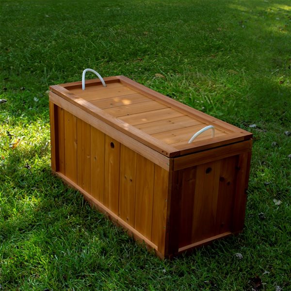 Gorilla Playsets Cedar Rectangular Toy Box 01-3013 | RONA