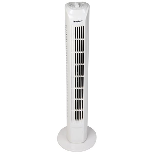 Forest Air 30-in 3-Speed White Tower Fan 13-04092 | RONA