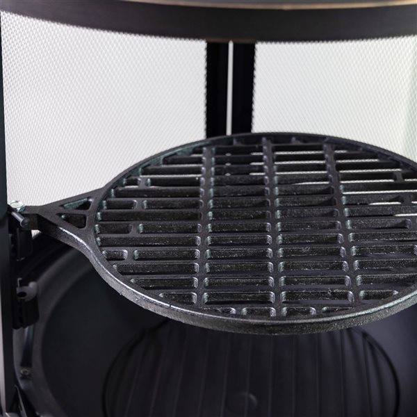 Deko Living 30-in Diameter Outdoor Black Steel Woodburning Chimney ...