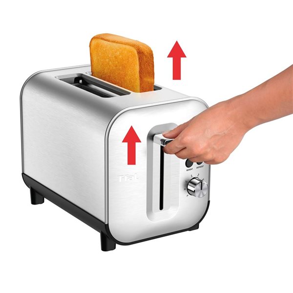 T-fal Element 2-Slice Stainless Steel Toaster 7211003733 | RONA
