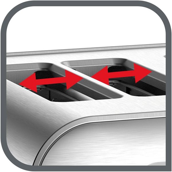 T-Fal Element 4-Slice Stainless Steel Toaster 7211003731 | RONA