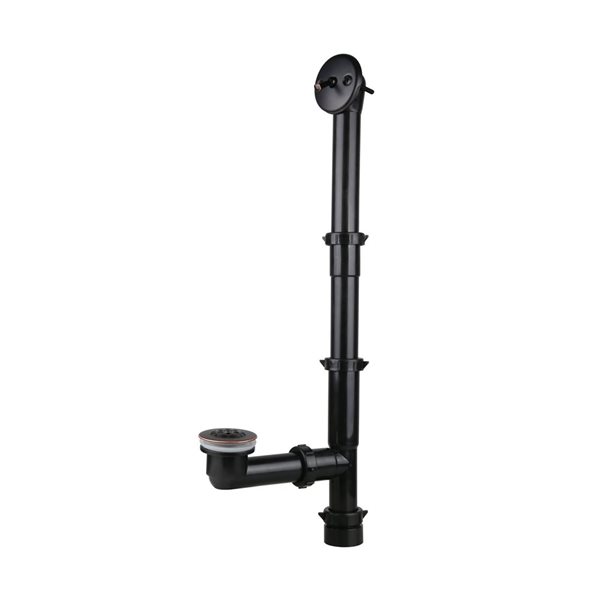 Streamline Trip Lever 1.5-in Matte Oil Rubbed Bronze Bath Waste And ...