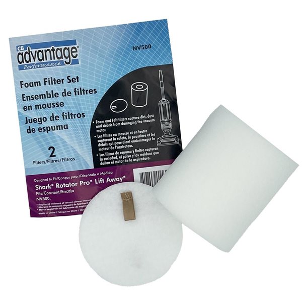 Advantage Shark Rotator Professional Lift-Away Replacement Filter Set ...