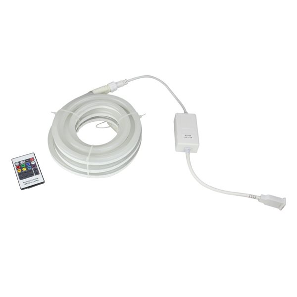 Northlight 18-ft Multicolor LED Commercial Grade Flexible Christmas ...