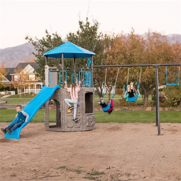 Lifetime Malibu Blue Adventure Tower Playset 90918 RONA
