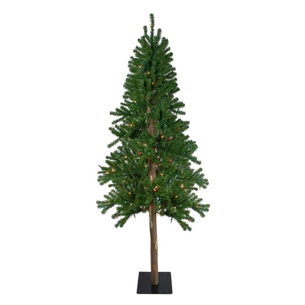 Northlight 6-ft Pre-Lit Medium Alpine Artificial Christmas Tree with ...