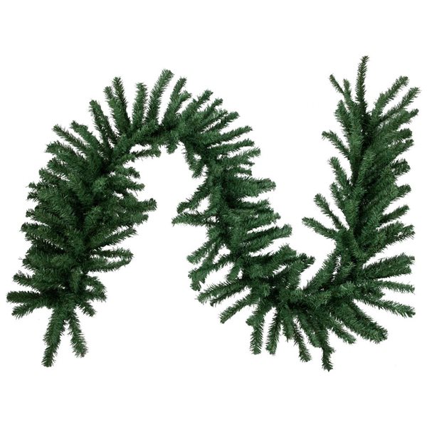 Northlight 9-ft x 20-in Unlit Green Artificial Pine Christmas Garland ...