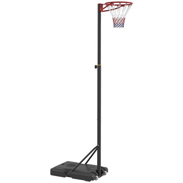 Soozier 8-10-ft Portable Basketball Hoop Stand with Wheels A61-047V00BK ...