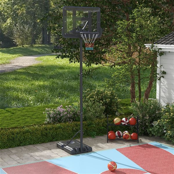 Soozier Portable Basketball Hoop for Swimming Pool or Backyard A61 ...