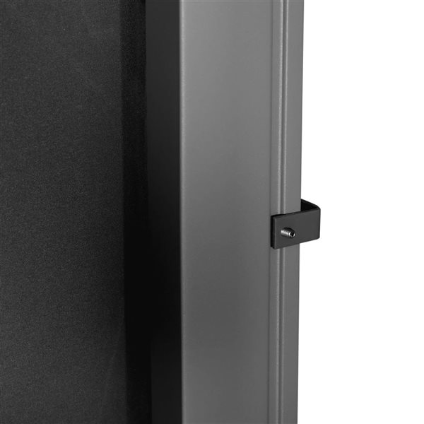 Outsunny 118 W x 71-in H Retractable Outdoor Privacy Screen - Black 840 ...