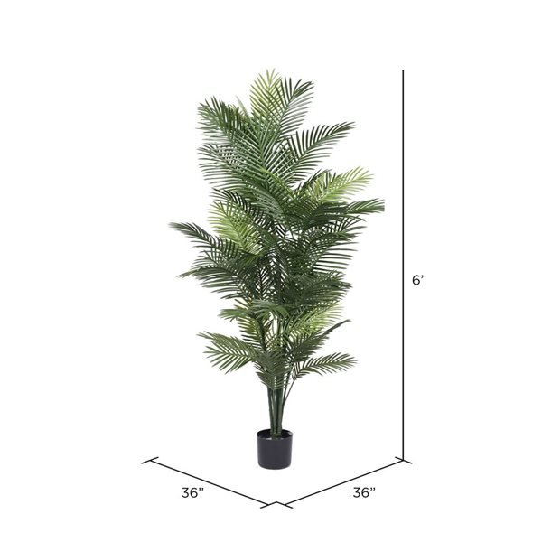 Vickerman 72-in Artificial Robellini Palm Tree T160872 | RONA