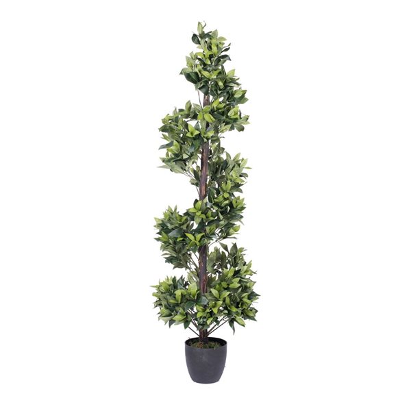Vickerman 5-ft Artificial Spiral Bay Tree T161060 | RONA