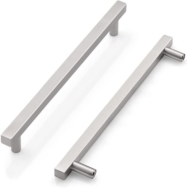 Plumbing N Parts 10-in W Brushed Nickel Stainless Steel Rectangle Shape ...