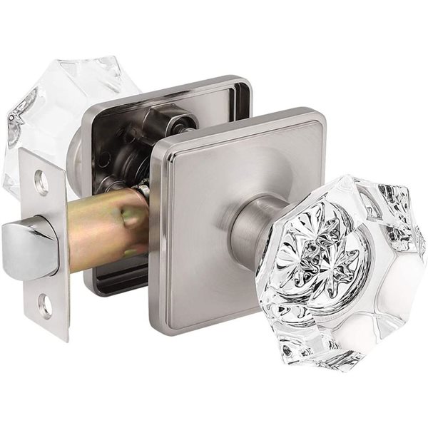 Plumbing N Parts 2.3-in W Satin Nickel/Clear Crystal Diamond Shape Door ...