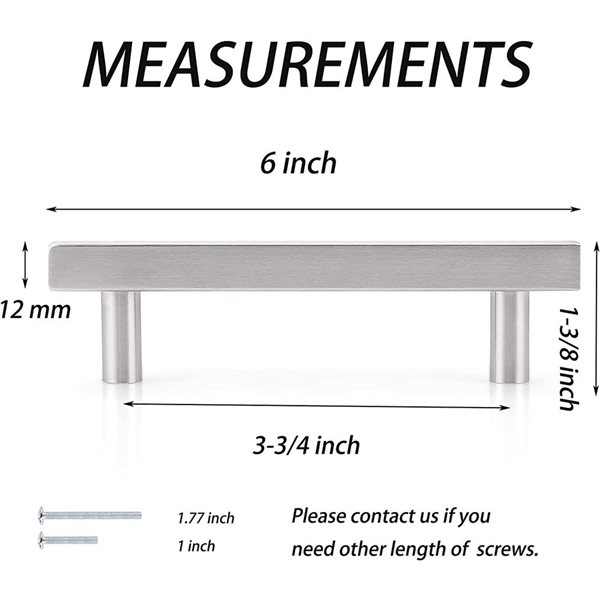 Plumbing N Parts 6-in W Satin Nickel Stainless Steel Rectangle Shape ...