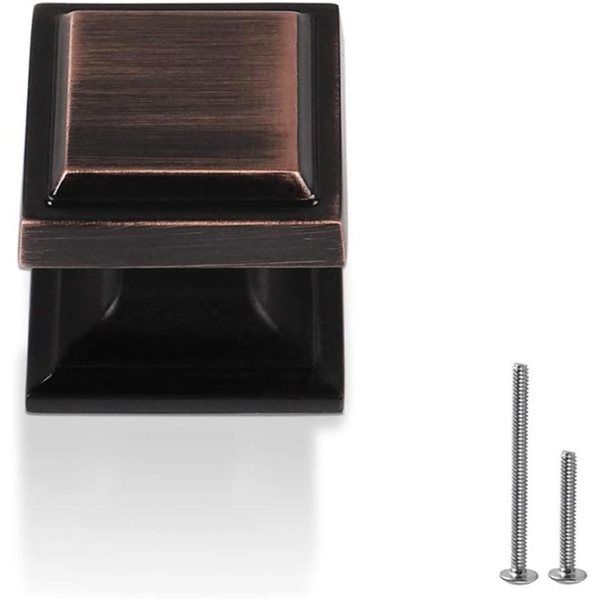 Plumbing N Parts 1 L x 1-in H Oil-Rubbed Bronze Alloy Square Modern ...