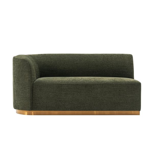 Manhattan Comfort Daria Contemporary Linen Upholstered Sofa Sectional ...