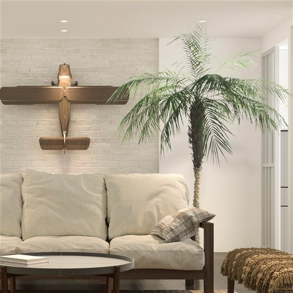 Vickerman 8-ft Artificial Potted Phoenix Palm Tree TB180396 | RONA