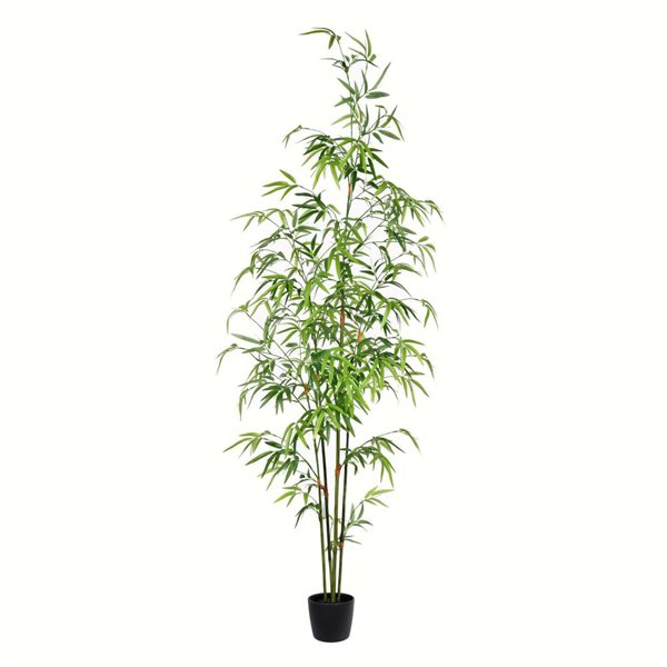 Vickerman 5-ft Artificial Potted Mini Bamboo Tree TB190450 | RONA