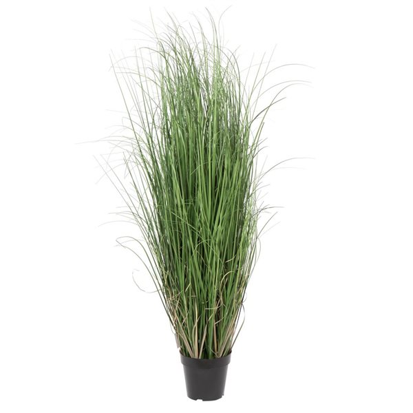 Vickerman 48-in Artificial Potted Green Curled Grass TN170648 | RONA