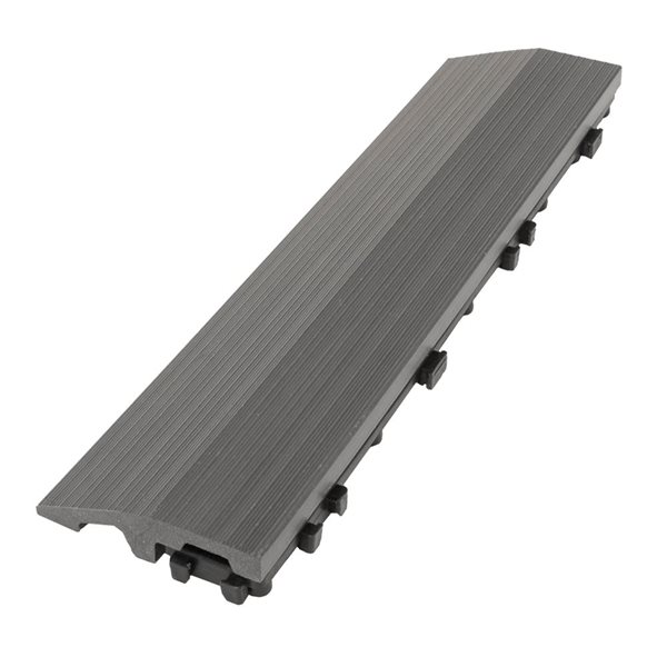 everhome 3 x 12-in Twilight Co-Extruded Deck Tile Edge Trim 4/Pack ...