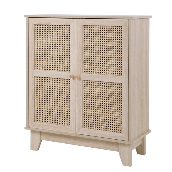 Loft Lyfe Pryce Natural Rattan Cabinet, 5 Shelves CA515-09NR-LAC | RONA