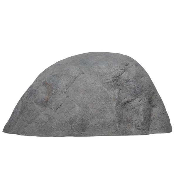 Gardenised Decorative Outdoor Artificial Faux Stone Rock, Garden Grey ...