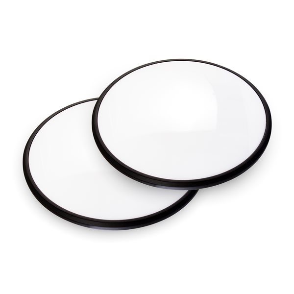 Luminus Stella 150-W 2000 lm 3CCT 14-in Black Round Flush Mount ...