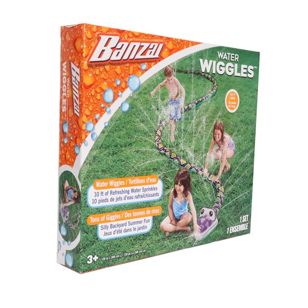 Banzai Water Wiggles 10-ft Snake Sprinkler 11001 | RONA