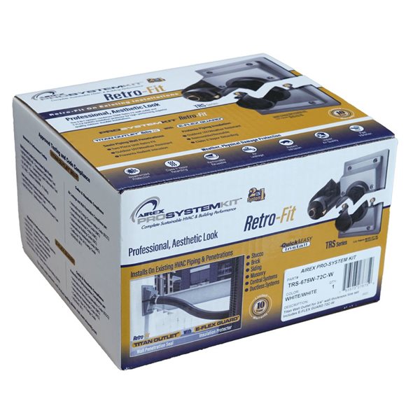 AIREX PRO-SYSTEM KIT - Conduit HVAC et finition murale pour nouveaux ...