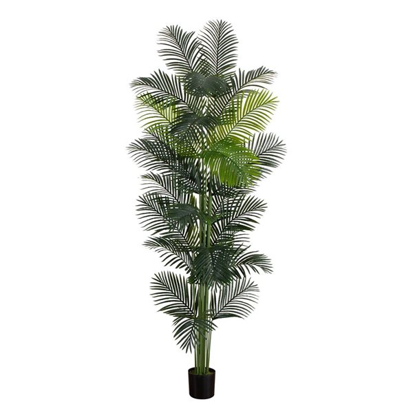 Nearly Natural 9-ft H Green Artificial Paradise Palm Tree T4640 | RONA