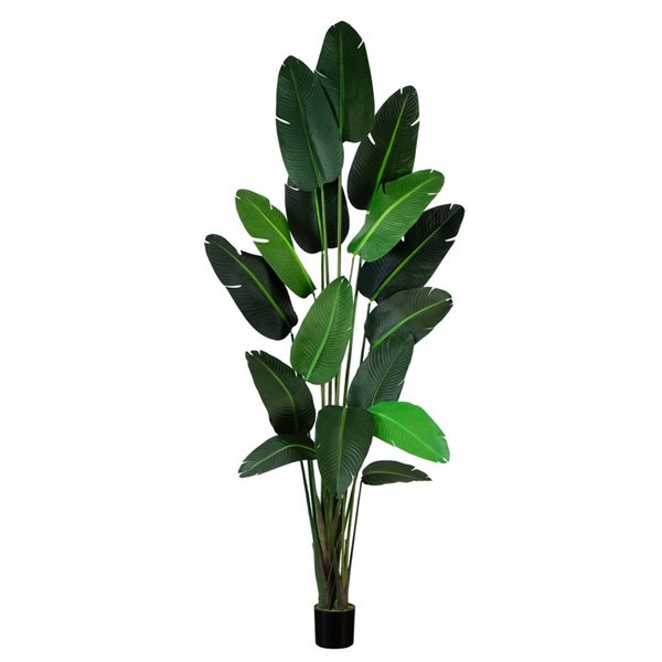 Nearly Natural 10-ft H Green Artificial Travelers Palm Tree T4679 | RONA