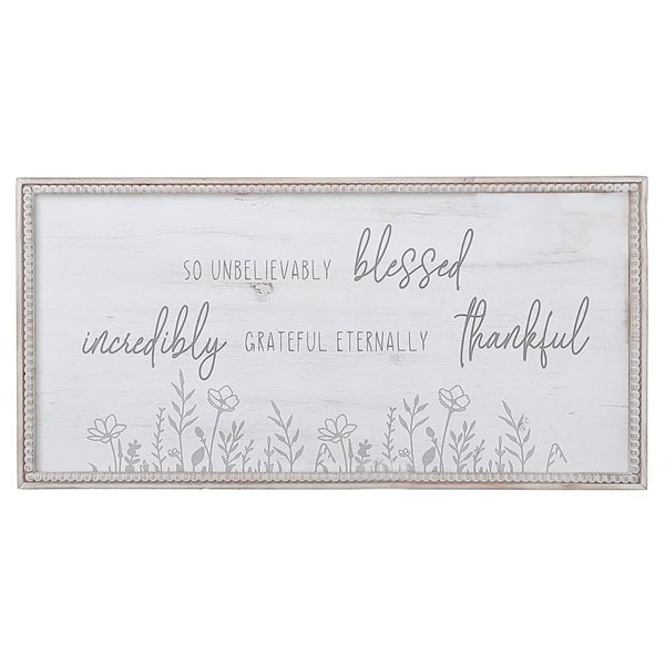 IH Casa Decor Framed Wooden Sign So Unbelievably Blessed VN-1003 | RONA