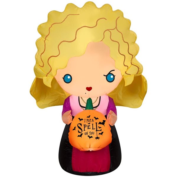 Gemmy 42-in H LED Lighted Hocus Pocus Sarah Sanderson Halloween ...