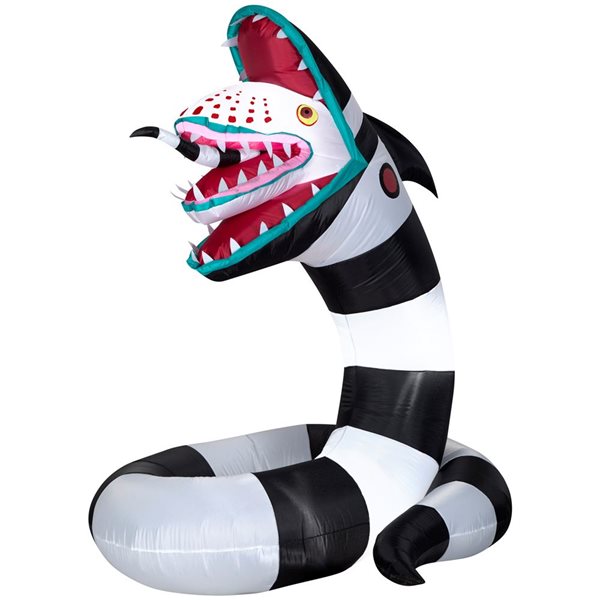 Gemmy 63 L x 72-in H LED Lighted Sandworm Halloween Inflatable DTA ...