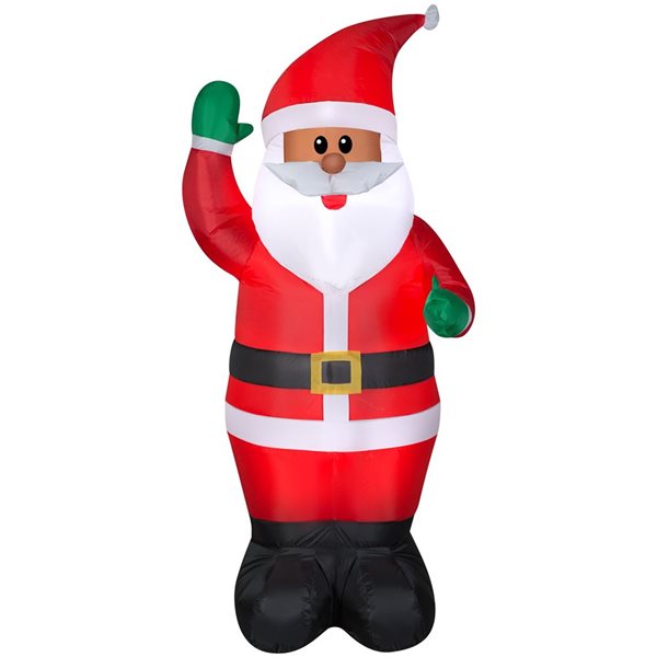 Gemmy 78-in H LED Lighted Santa Christmas Inflatable DTA-110483 | RONA