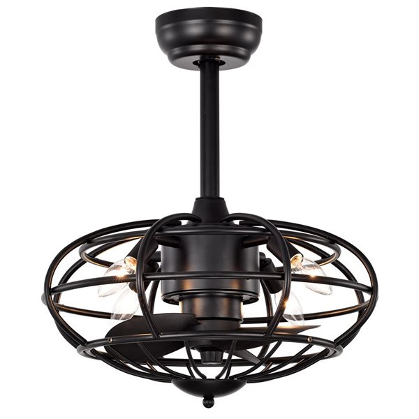 HOME ACCESSORIES INC Home Accessories Monti 18-in 3-Blade 4-Light Matte ...