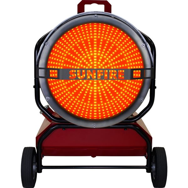 Chauffage rayonnant portatif SF120 de Sunfire 120 000 BTU intérieur ...