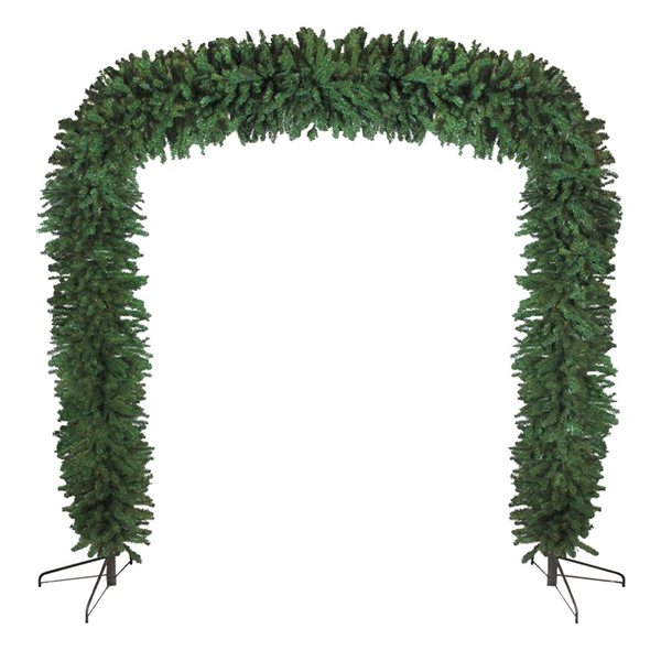 Northlight 9 x 8-ft Pine Artificial Commercial Christmas Archway ...