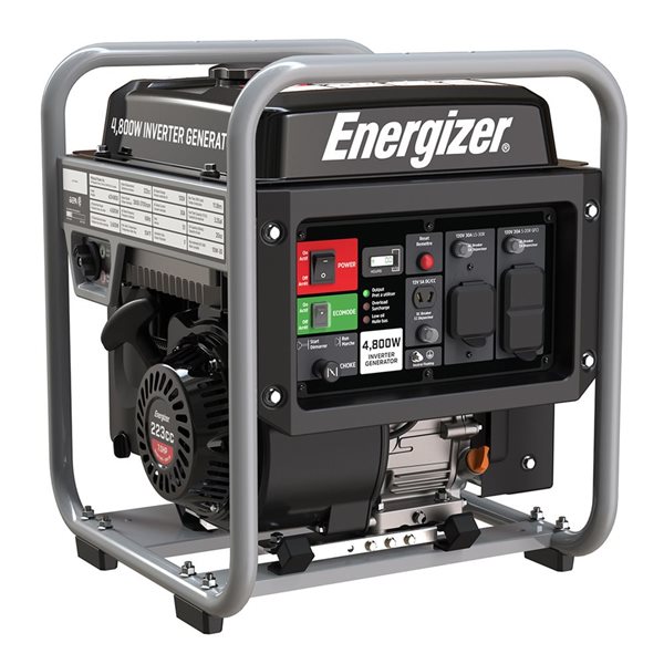 Energizer eZV4800 4,800W Inverter Generator with GFCI | RONA