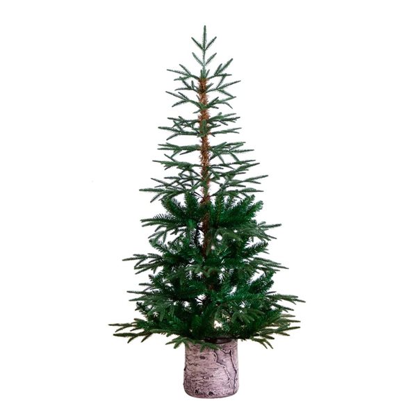Nearly Natural 5-ft Artificial Woodland Fir Christmas Tree in ...